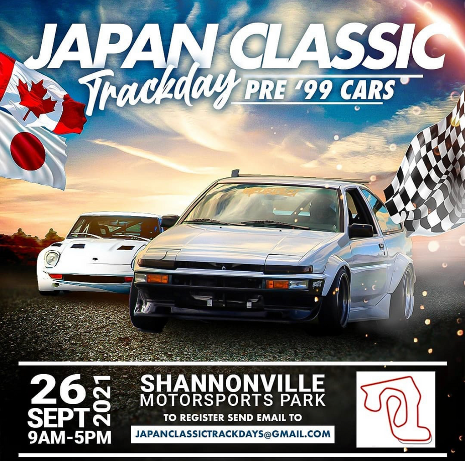 EVENT: JAPAN CLASSIC TRACK DAY 9/26/21 – Industry Garage