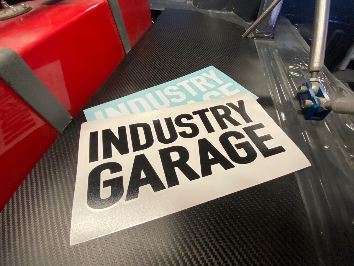 INDUSTRY GARAGE sticker
